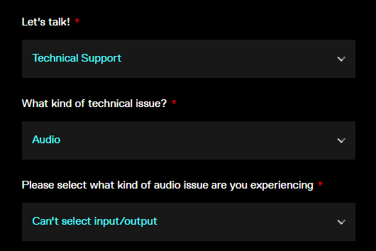 Audio configuration error: Disconnected Input or Output device ...